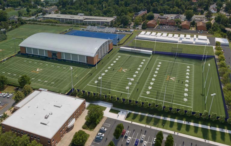 Natural Grass Practice Fields | Virginia Athletics Master Plan